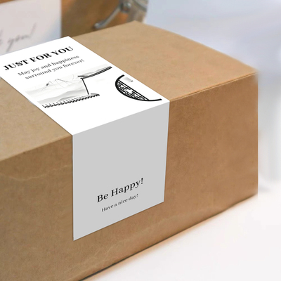 gytz7359新中式风高级感森系极ins简约通用超大不干胶贴纸封口贴