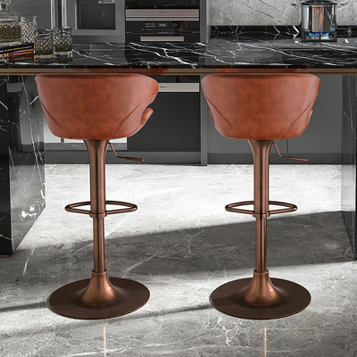 liwur设计师款轻奢高级感家用高脚椅凳酒吧椅靠背吧台凳餐椅7193