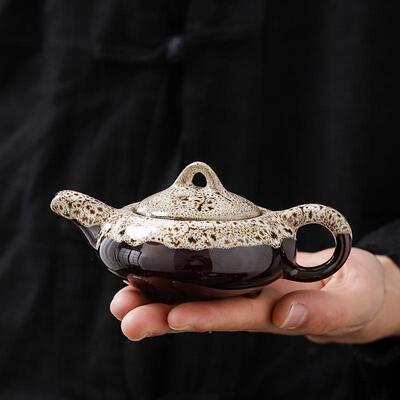 窑变天壶四杯茶具礼盒ZZH装 茶茶目杯一商务礼品壶套装伴手礼送客