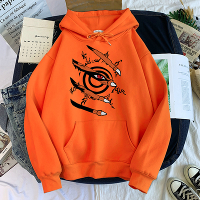 Mens Hoodie Sweatshirt Harajuku Anime Clothes Kurama Ninjuts