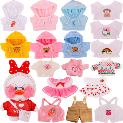 Clothes For Duck 30 cm lalafanfan Yellow Duck Kawaii Plush T