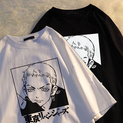 Hot Japanese Anime Tokyo Revengers T Shirt Men Kawaii Haraju