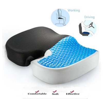 Gel Orthopedic Memory Cushion Foam U Coccyx Travel Seat Mass