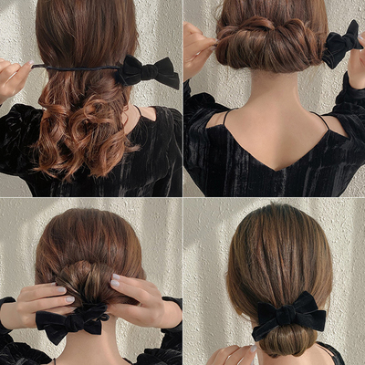 Magic Bow Clip Bun Curler Braider Hairstyle Twist Maker Tool