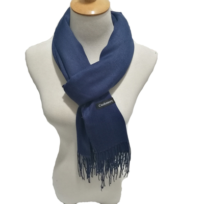 Spring New Luxury Brand Men Cashmere Scarf Plain Solid Color