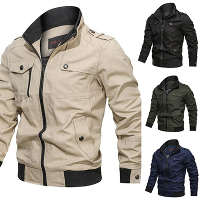 2022 Military Jacket Men Spring Autumn Cotton Windbreaker Pi