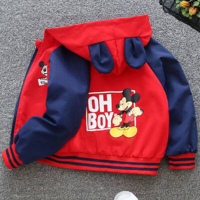 Autumn New Children's Cartoon Mickey Jacket Boys and Girls B