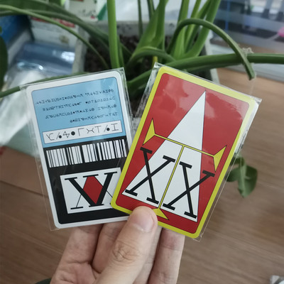 Anime Hunter x Hunter License Card Cosplay Hisoka Kurapika K