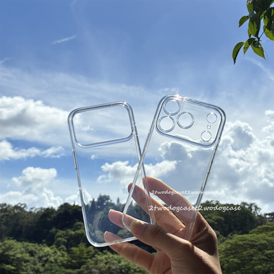 17promax透明软壳轻薄大孔和精孔全包两种选择17ProAir简约手机壳清爽基础手机套光滑透亮16pm15