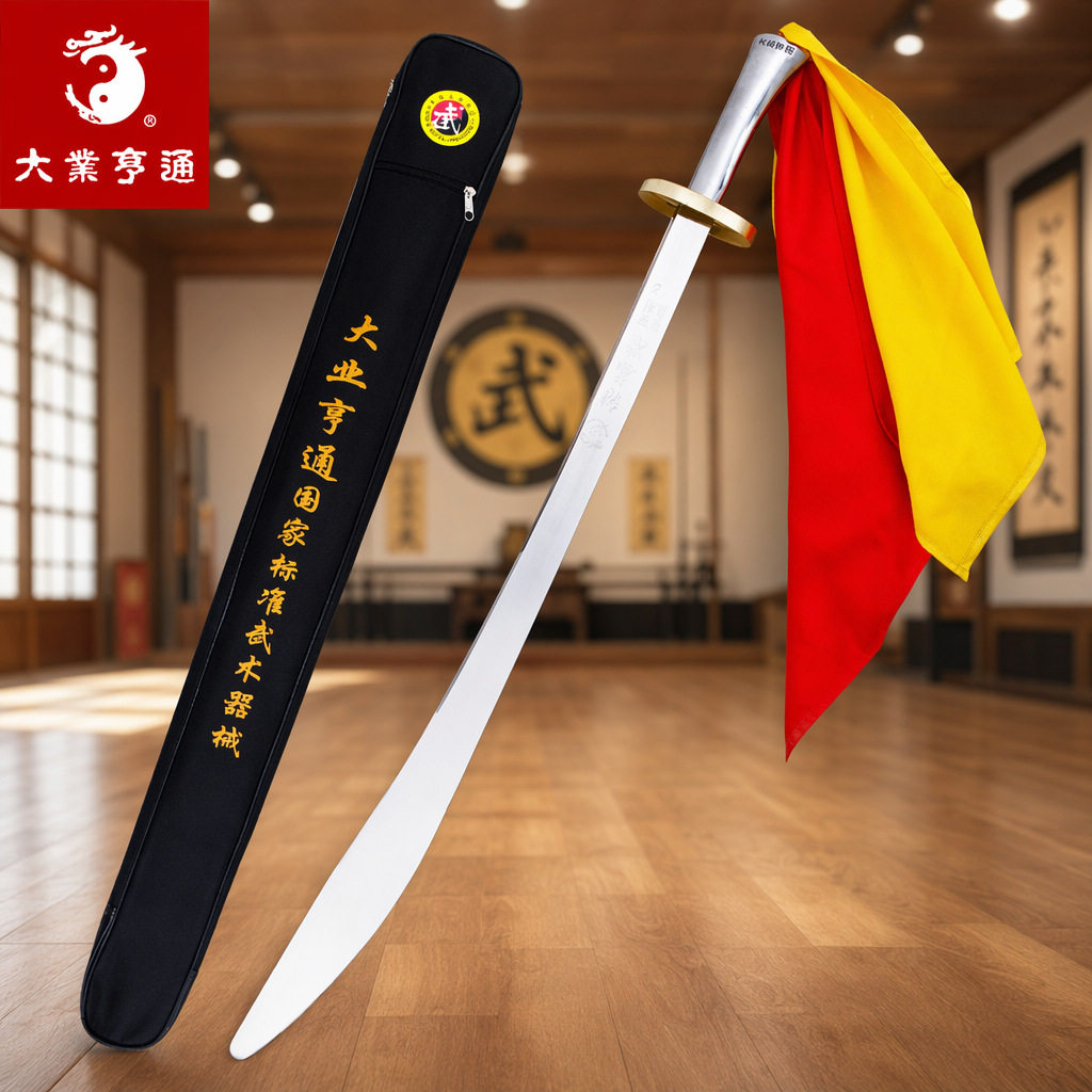 大业亨通竞赛刀 表演器械标准刀未开刃 武术用竞赛刀批发