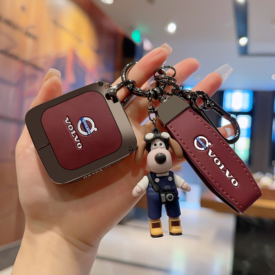 合金真皮高端轻奢起xc70钥匙套