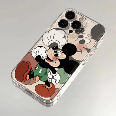 全机型硅胶软壳卡通走路米奇适