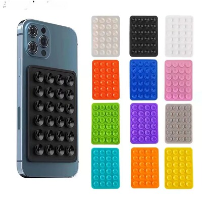 Sticky Grippy Suction Phone Case Mount Sillicon Adhesive Pho