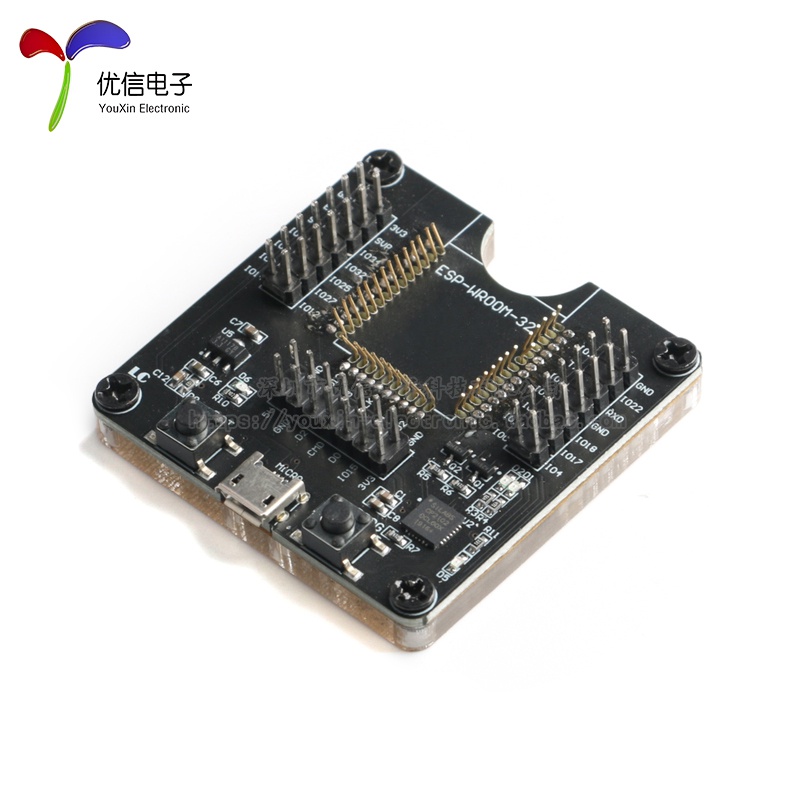 ESP32测试板烧录座夹具烧录器一键下载FORESP-WROOM-32模块8266_虎窝淘