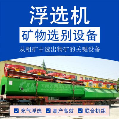 JJF-20大型浮选机成套设备 选矿生产线配套浮选槽 厂家包安装调试