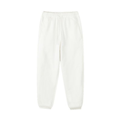 RESIMPLE简单点白色卫裤女宽松潮牌百搭束脚裤纯色长裤春季0951