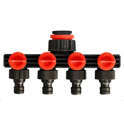 Hose Splitters Drip Garden Irrigation 4-Way Water Garden Hos