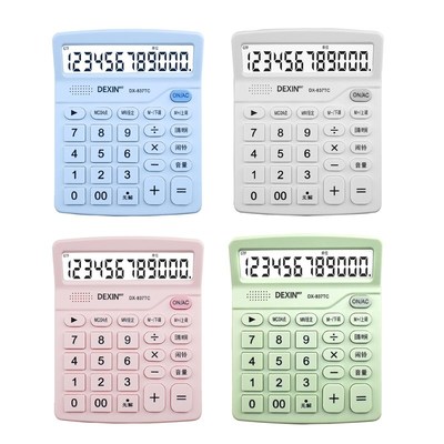 Big Buttons 12-Digit Standard Electronic Calculators Solar B