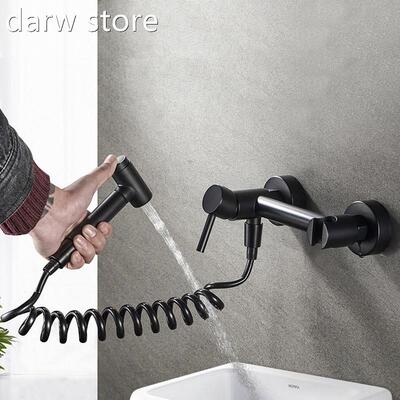 Black Tolet Portablde Bidet 1Shower head Haneld hBiidet spra