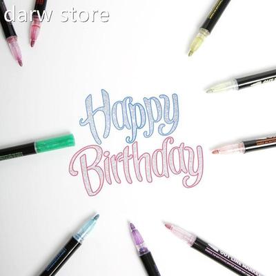 128pca1s/set Metl Paint Marke Pen Diy Albumr Scrapboo/king O