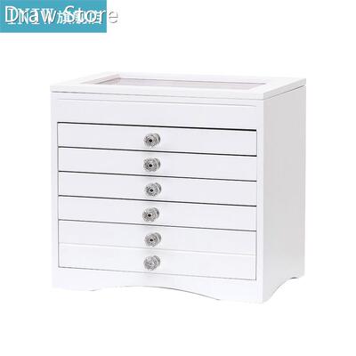 High Large Gloss Wooden Jewellery Box Armoire Bracelet Organ