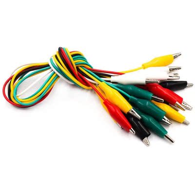 10pcs 50cm Alligator Clips Doubl e-ended Clips Crocodile Cab