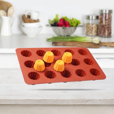 Widely Use  Durable 15-Cavities Chocolate Cake Baking Mold S