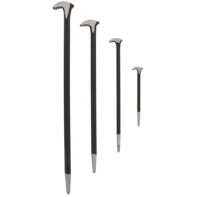 Ladyfoot Rolling Head 4-Piece Pry Bar Tool Set – 6 12 16 20