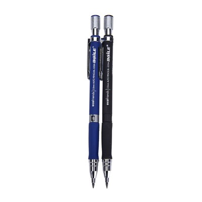 1PC 2B 2.0mm Blue Black Lead Holder Pen Mechanical Pencils D