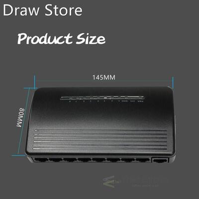 9port wired router RTL8196E Chip SOHO plastic box DHCP ether