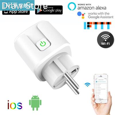 Smart Socket Wireless WiFi Smart Plug EU Fireproof Material