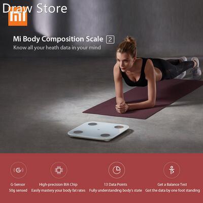 Original Xiaomi Mi Body Composition Scale 2 Fat Weight Heal