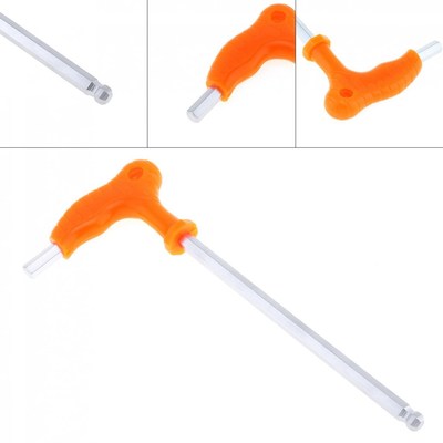 8mm T-type Crutch Allen Wrench with Ball Head and Head Plast
