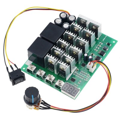 1PCS DC 10-55V 12V 24V 36V 100A Motor Speed Controller  Reve