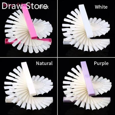 36pcs Nail Tips Practice Display Stands Tool Whirl Nail Tip