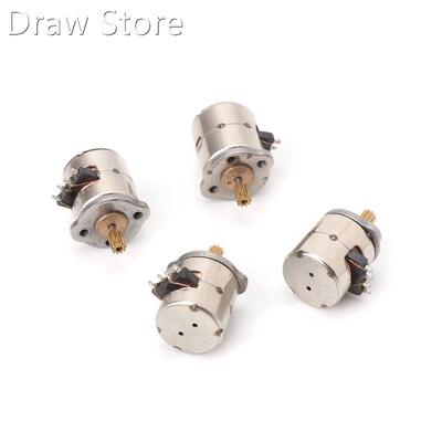 10Pcs 3V 2 Phase 4 Wire Dia.8mm Stepper Motor Micro 适用于 D