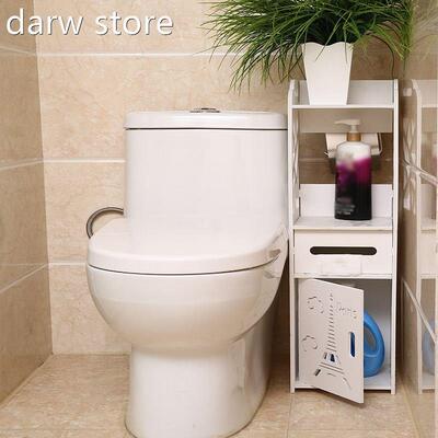 Durble Whitre Wooden athroom Shelf BFloor aStoage C1abinet S