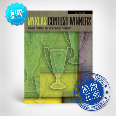 Myklas Contest Winners 3 适合钢琴比赛 Alfred 00-37332
