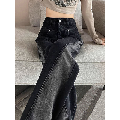 大码韩系ins高级感宽松显瘦长裤