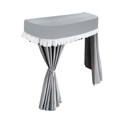 轩墨家居下桌帘学生挡隐私外扩