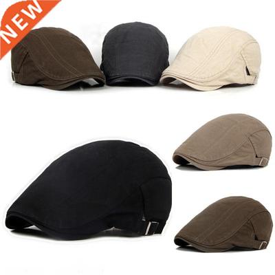 New Men's Hat Berets Cap Golf Driving Sun Flat Cap Fashion C