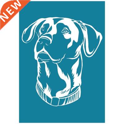 Great Dane Dog Self Adhesive Silk Screen Printing Stencil Me