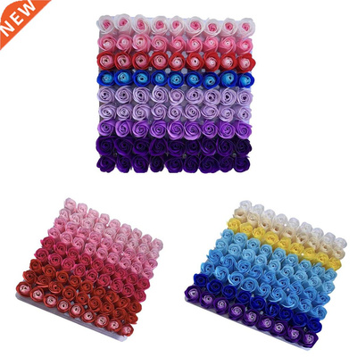 81Pcs Color Mixing Rose Bath Body Flower Floral Soap Scente