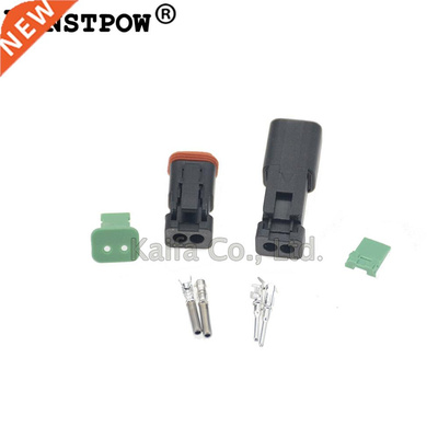 1sets Deutsch DT 2Pmale female Waterproof Electrical Wire Co