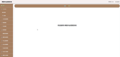 java springboot 课程作业管理系统在线网上平台网站程序源代码