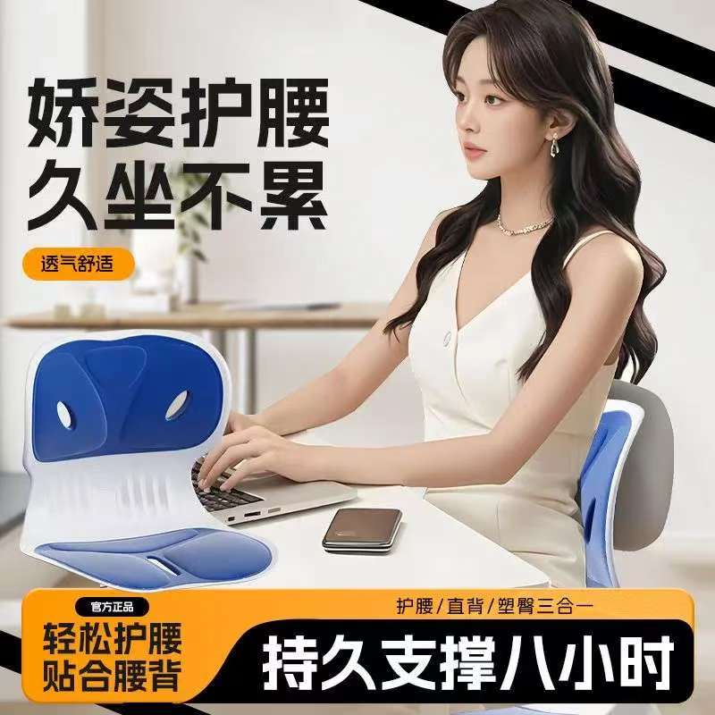 护腰坐垫久神器靠背人体工学座姿椅托办公室部支撑腰部防护用品