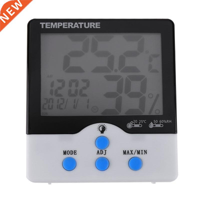 Humidity Temperature Teer Moiure Meter Backlit LCD Therm