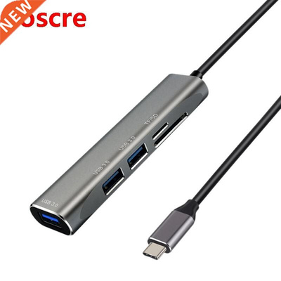 USB C HUB, 5 in 1 Type-C Docking Station 3.0 HUB Plus SD/TF