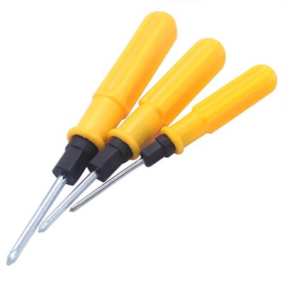2 Sides Phillips and Slotted Double Head Screwdrivers Portab