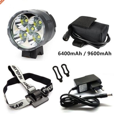 WasaFire 7000LM 5* XML T6 LED Bike Light Bicycle Head Lamp C